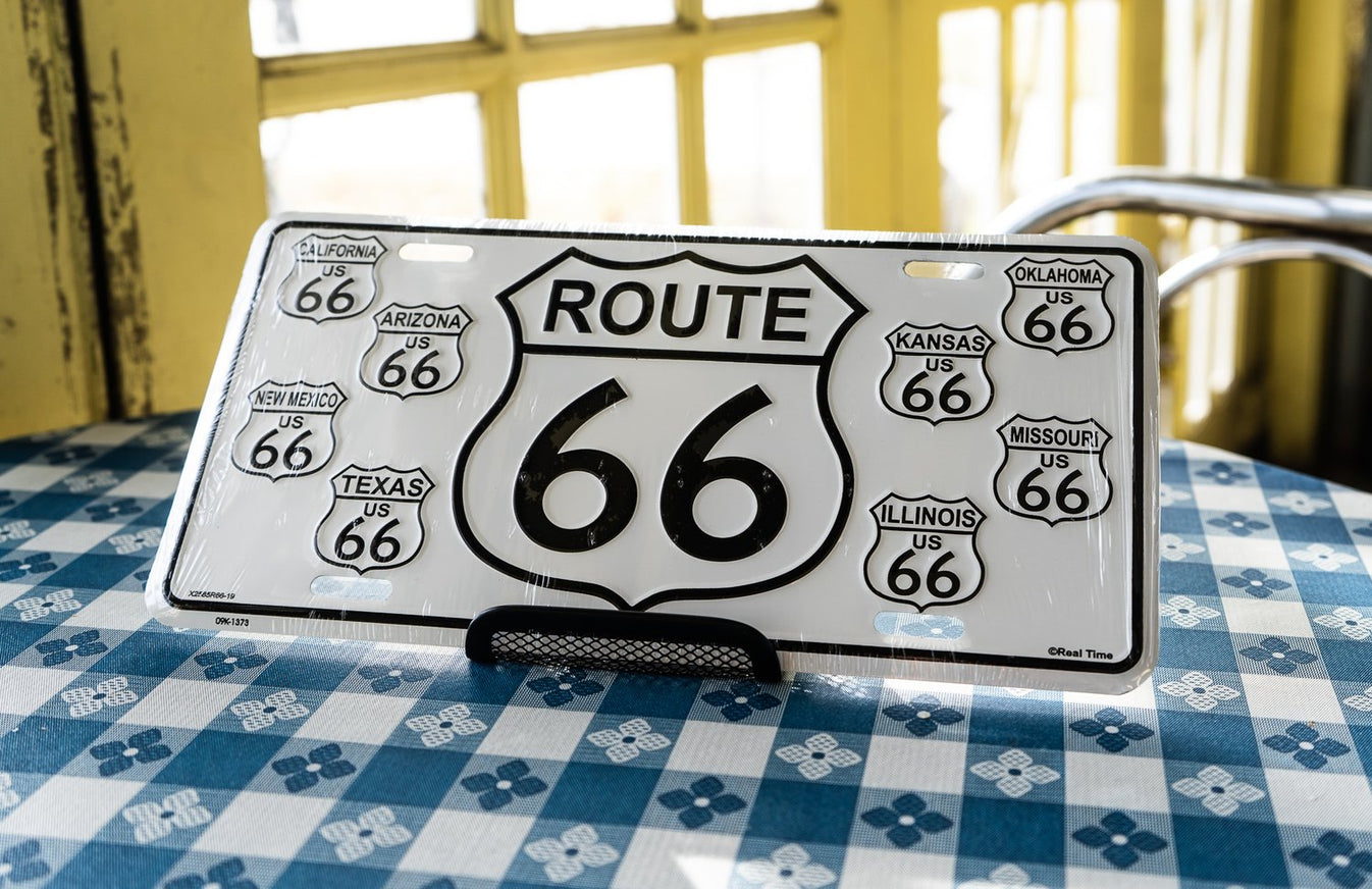 The Old Riverton Store - Route 66 License Plates